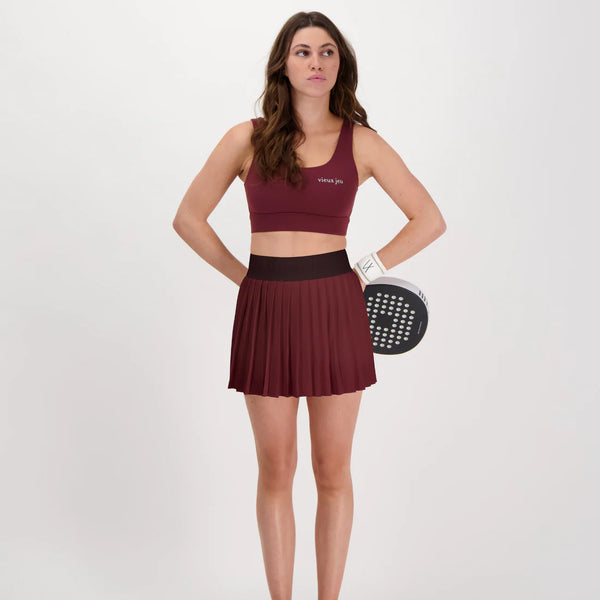 Chantal Skirt Heart - Burgundy – Sweatability